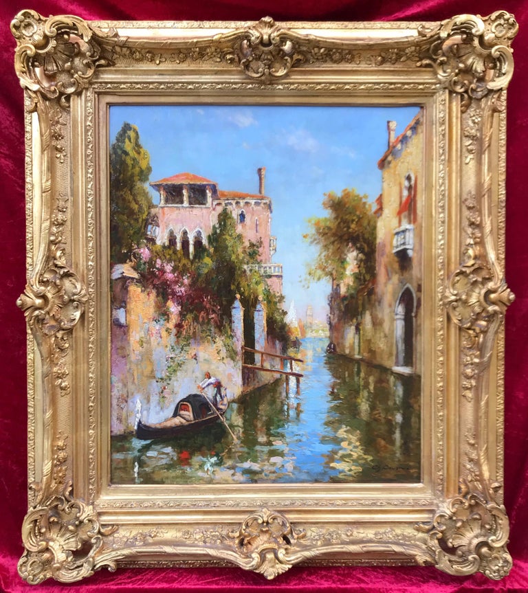 Charles Cousin - Venice with characters For Sale at 1stDibs