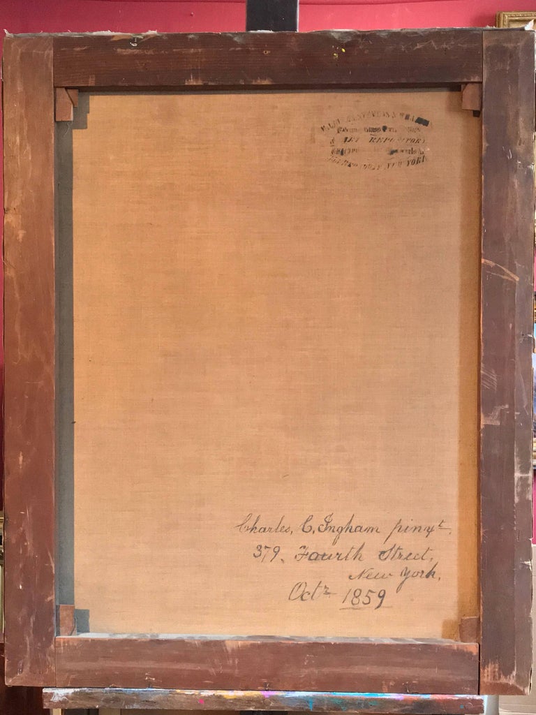 Charles Cromwell Ingham - c1859 Portrait of New York Lawyer, Large 19th ...