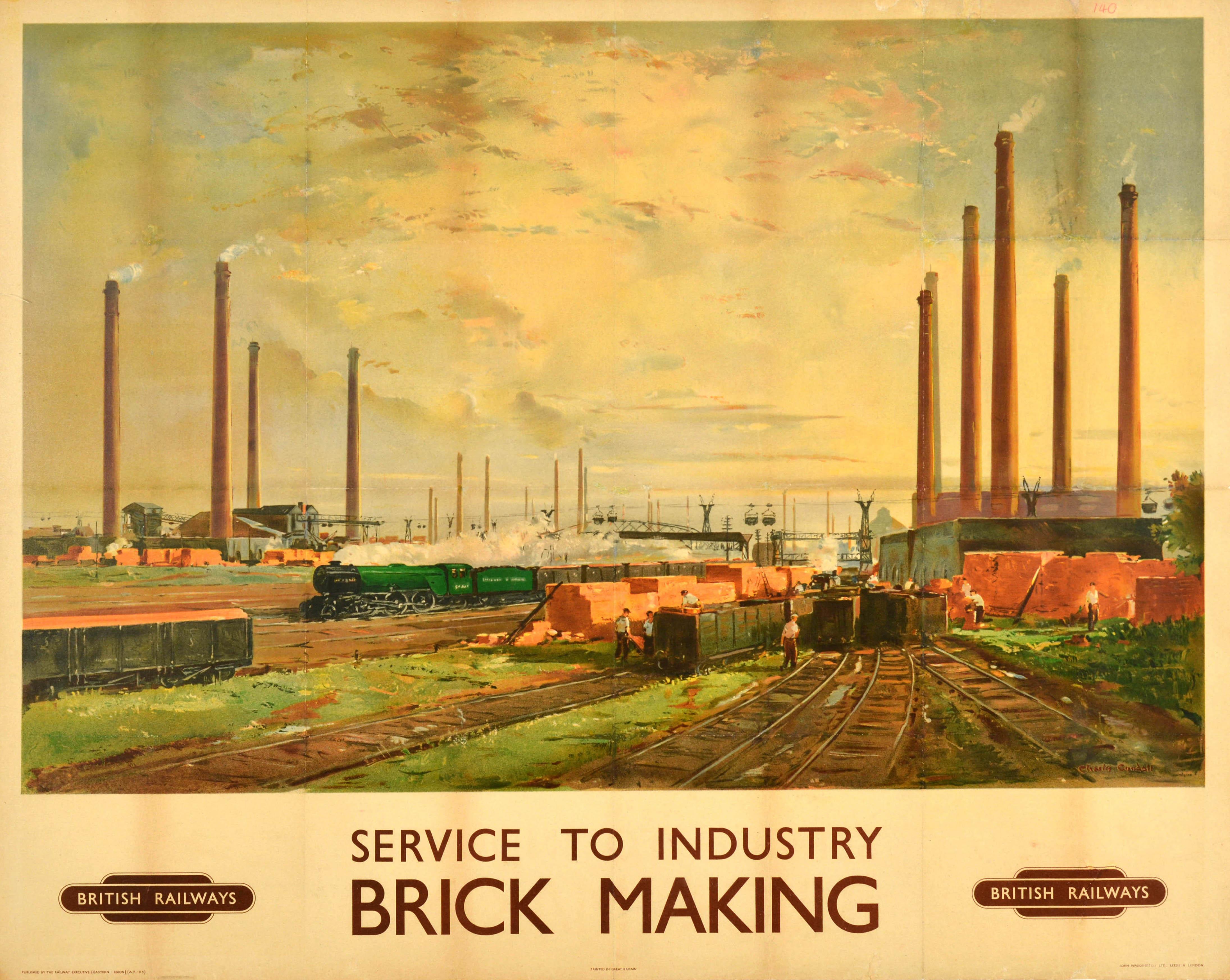 Charles Cundall - Cartel Original Vintage Servicio A La Industria ...
