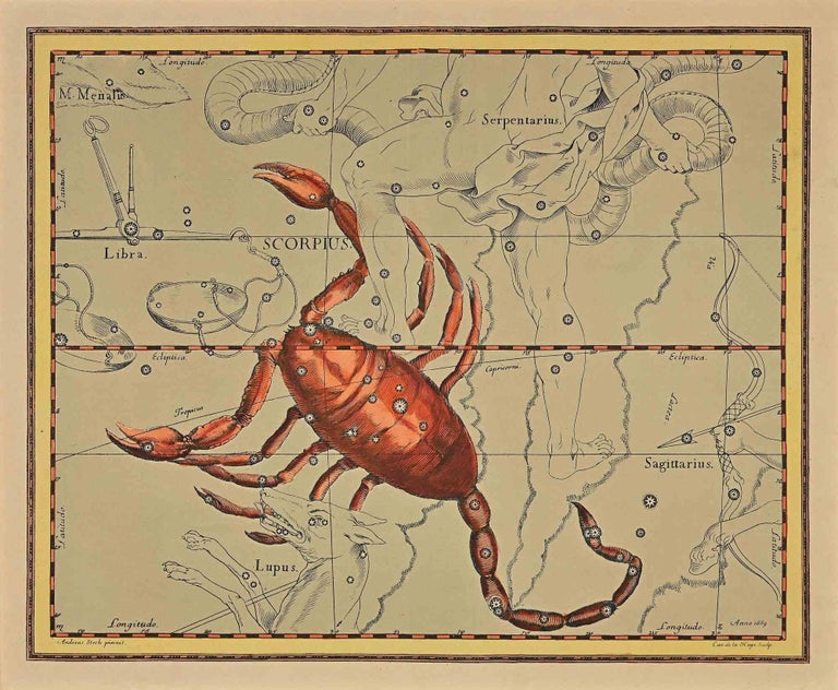 Charles de la Haye - Scorpion - Original Etching by Charles De la Haye ...