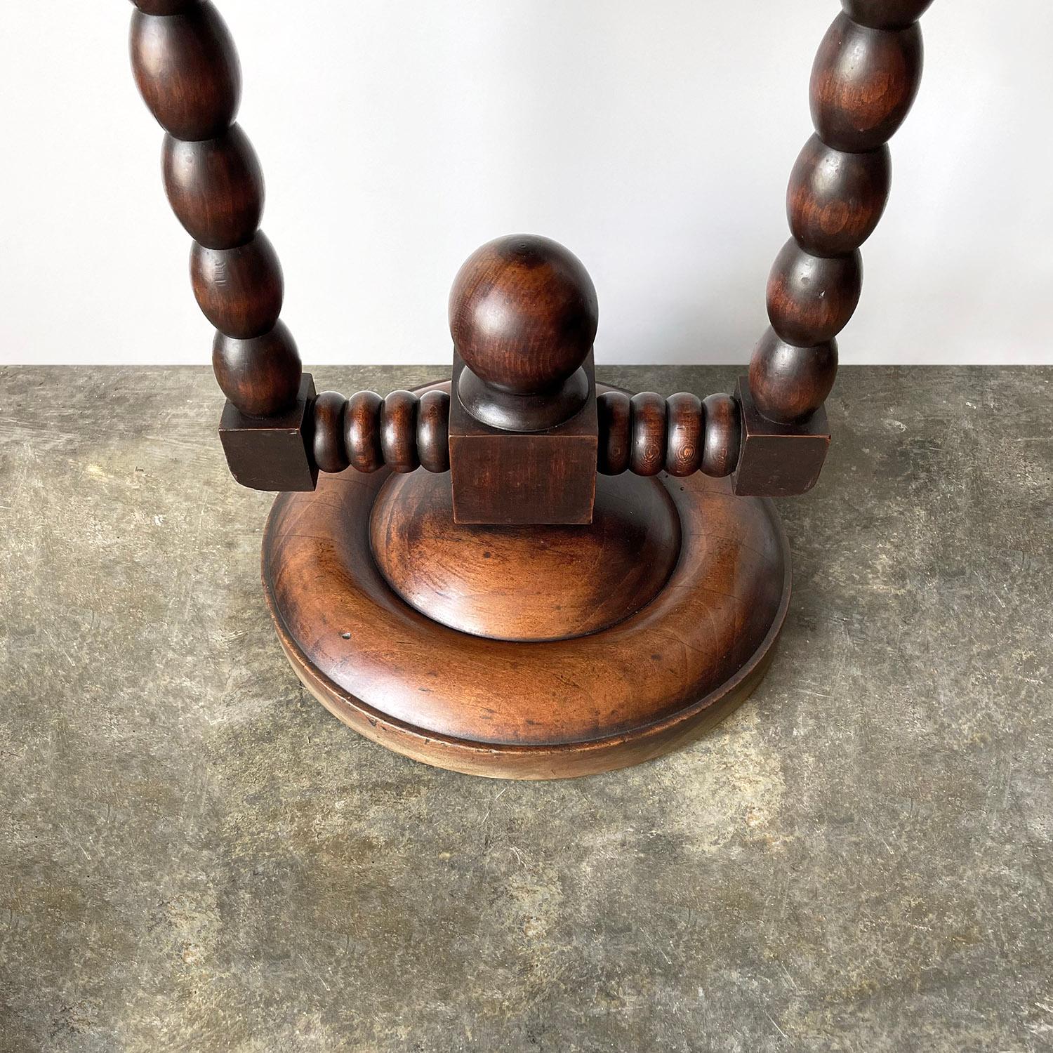 Charles Dudouyt French Oak Service Side Table For Sale at 1stDibs