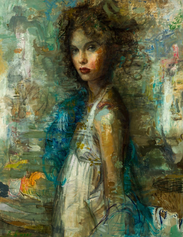 Charles Dwyer - Blue Muse III at 1stDibs
