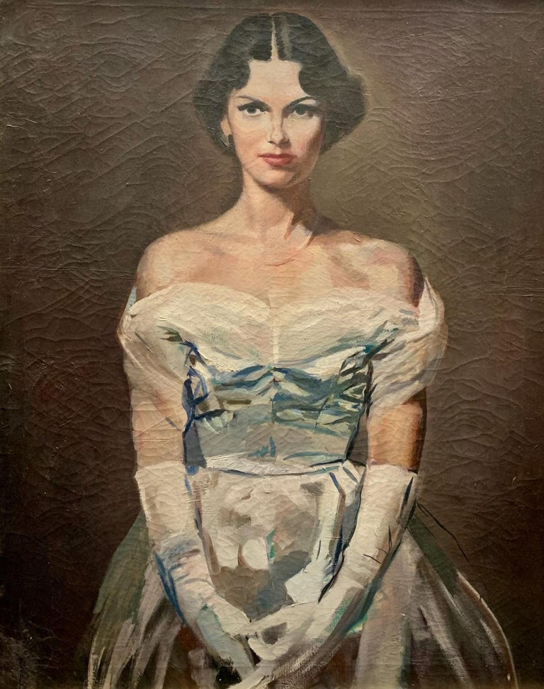 Charles Ellis - Portrait of a Woman For Sale at 1stDibs