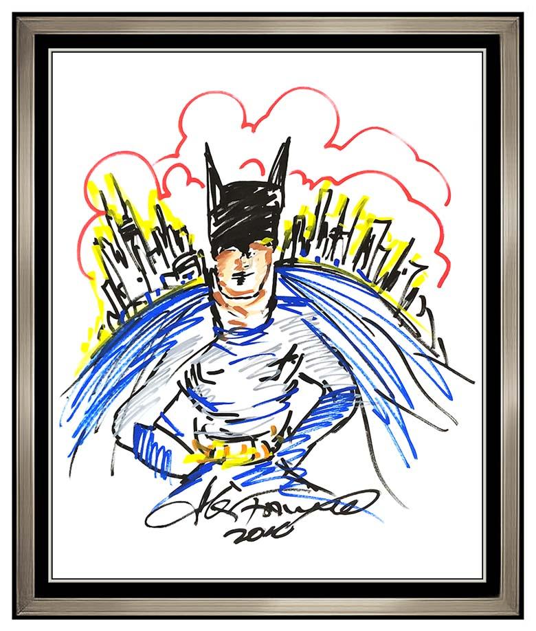 Painting Broken Batman Original Acrylic Painting 8x6 Art & Collectibles ...