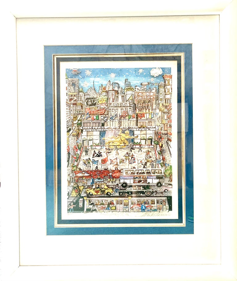 Charles Fazzino - "Rockefeller center" For Sale at 1stDibs