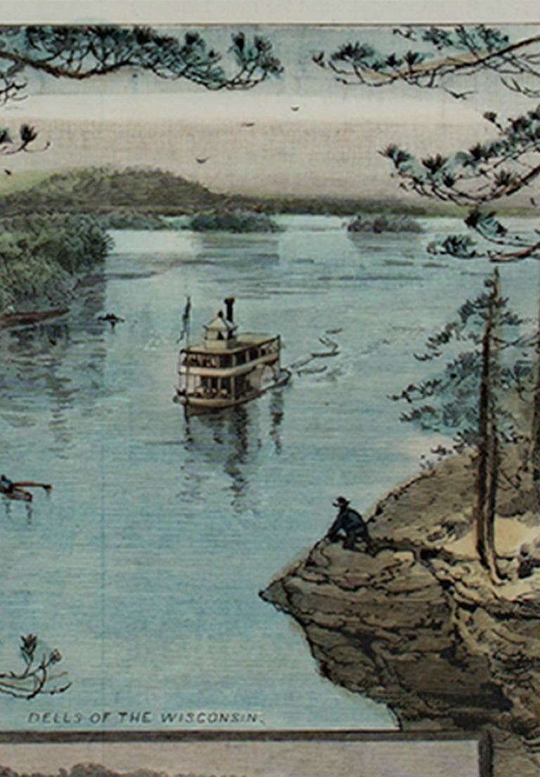 Charles Graham - "Sketches in Wisconsin, " Hand-colored Wood Engraving ...