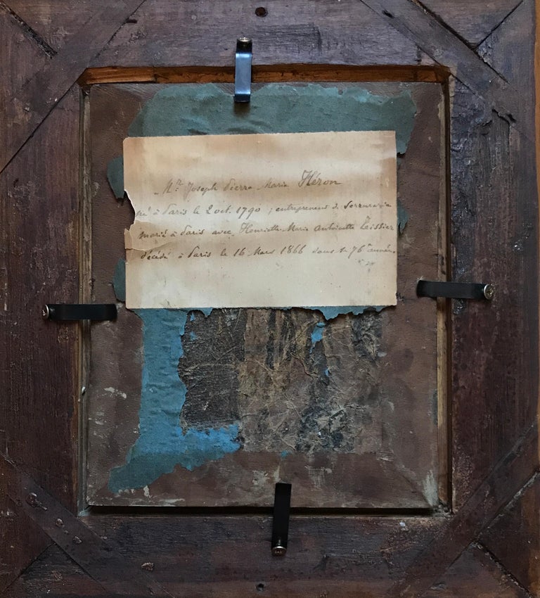 Charles Guillaume Alexandre BOURGEOIS - Portrait of Mr. and Mrs. Héron ...