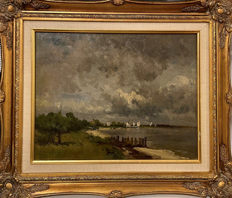 Charles Harry Eaton - "Cloudy Day on the Beach," Charles Harry Eaton ...