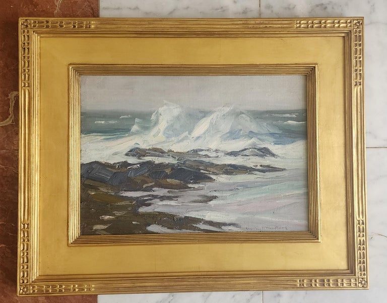 Charles Herbert Woodbury - Rocks and Sea For Sale at 1stDibs