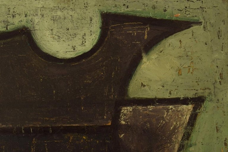 Charles Herman Hoffman, Oil on Board, Abstract Composition For Sale at ...