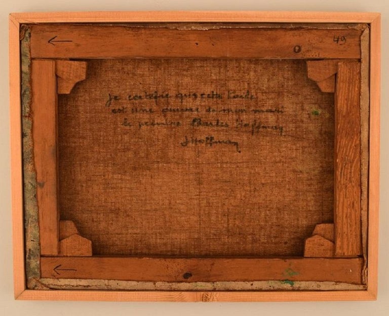 Charles Herman Hoffman, Oil on Board, Abstract Composition For Sale at ...