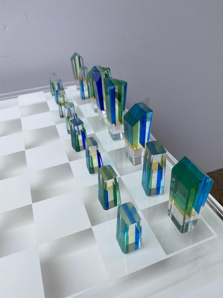 Charles Hollis Jones Chess Set For Sale at 1stDibs