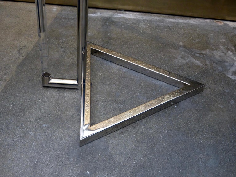 Charles Hollis Jones Metric Line Triangle Table For Sale at 1stDibs