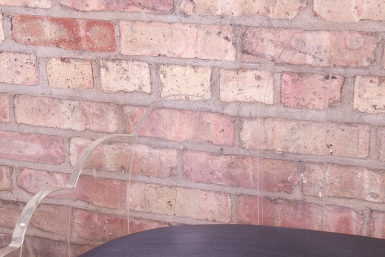 Charles Hollis Jones Sculptural Lucite "Angel Wing" Bench or Settee ...