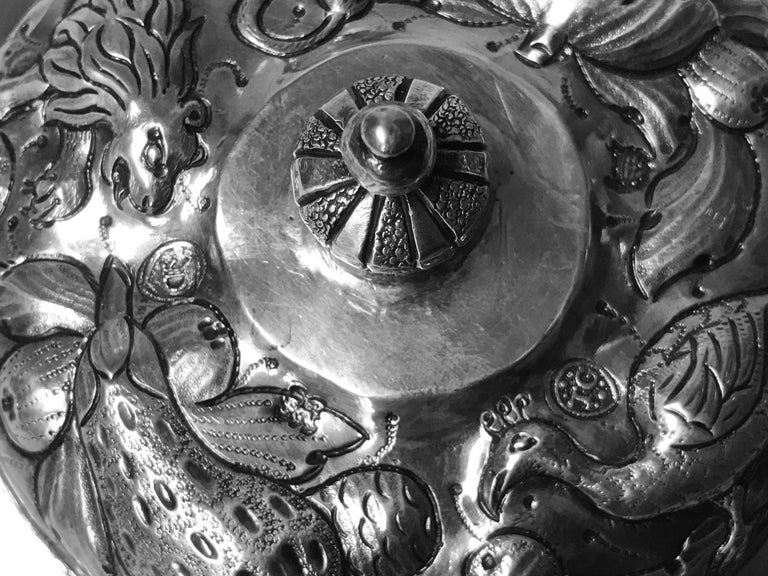 Charles II Silver Caudle Cup with Cover London, 1663 at 1stDibs