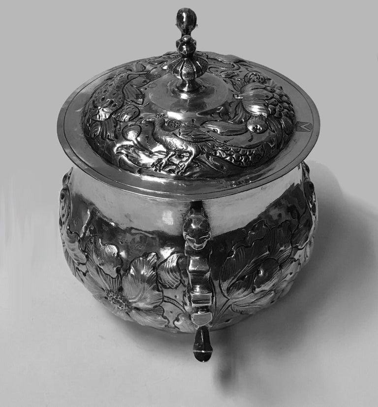 Charles II Silver Caudle Cup with Cover London, 1663 at 1stDibs