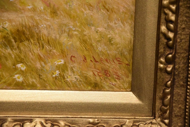 Charles James Lewis - Oil Painting by Charles James Lewis "Springtime ...