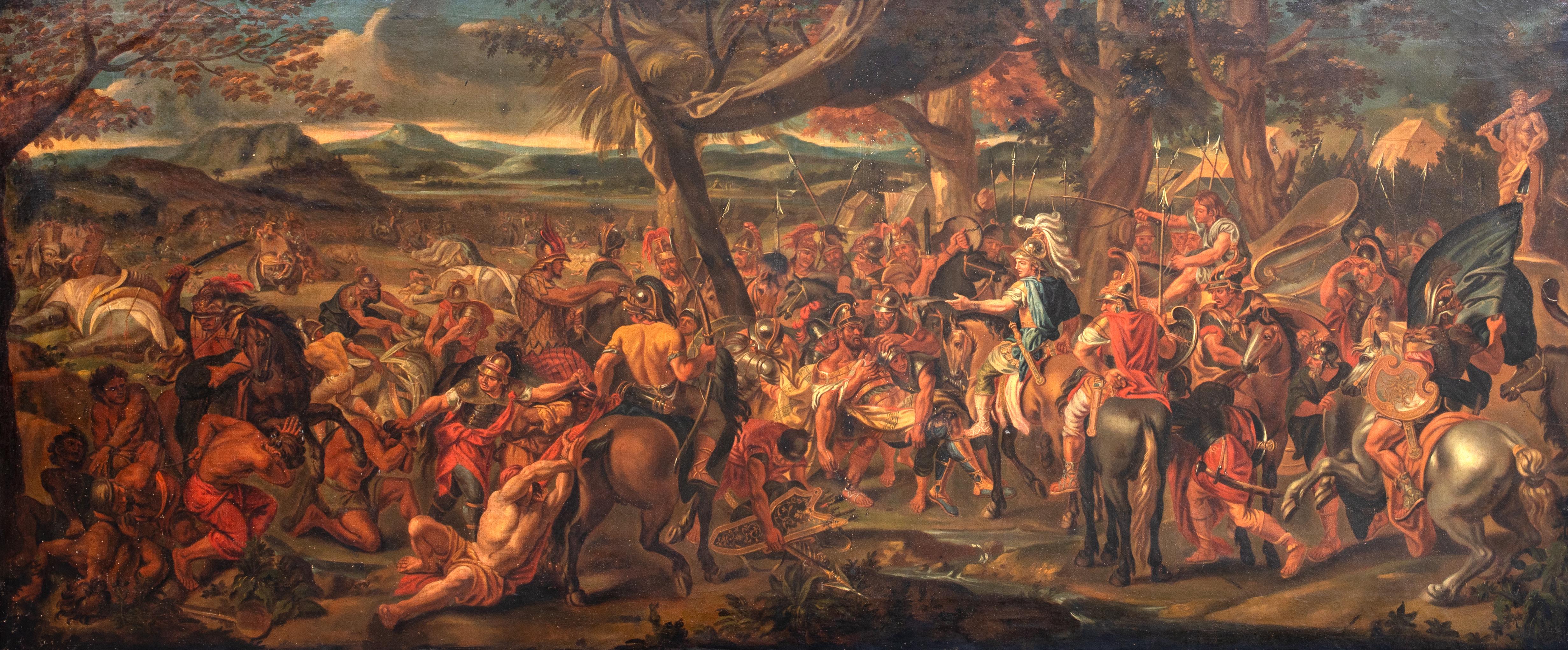 Battle of Hydaspes, 331 BC, 17th Century For Sale at 1stDibs