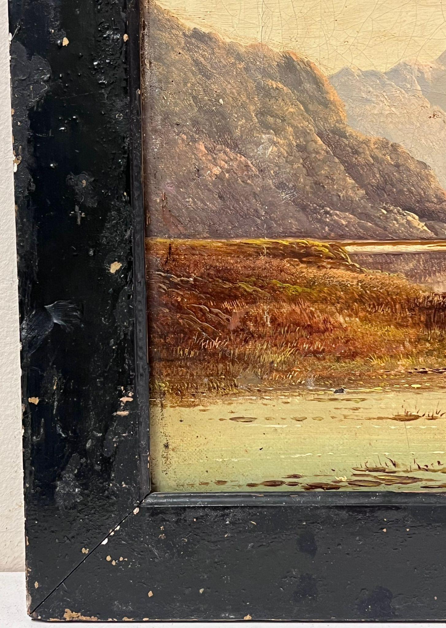Charles Leslie - Fine 19th Century Scottish Oil Painting Panoramic Loch ...