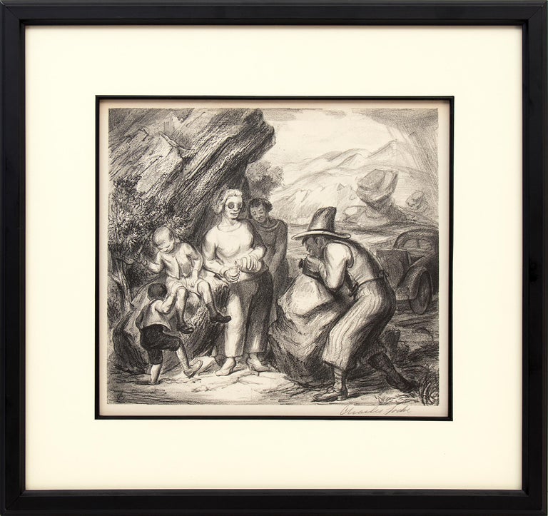 Charles Locke - Tourists, Garden of the Gods, Colorado Springs ...