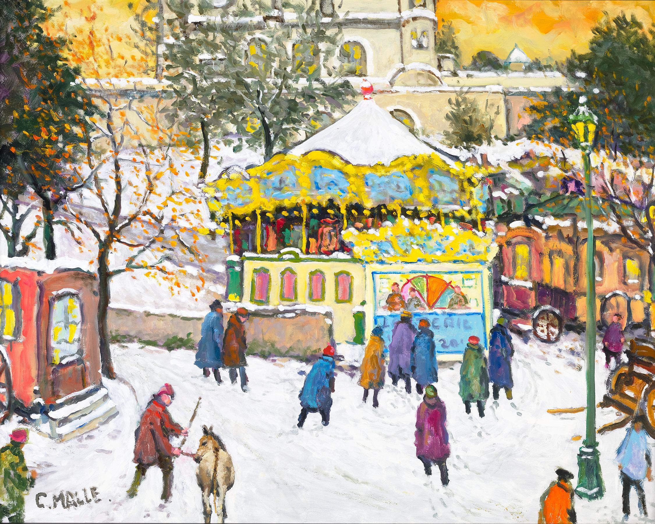 Charles Malle - La loterie du manège à Montmartre by Charles Malle at ...