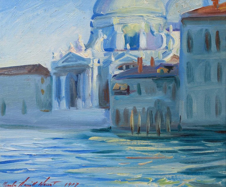 Charles Merrill Mount - Sunshine Symphony, Venice, Italy, Impressionist ...