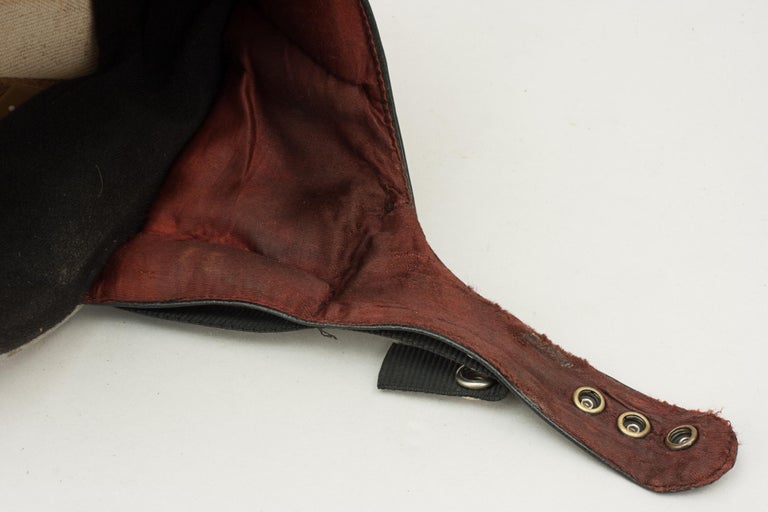 Charles Owen's Bowbilt Motorcycle Crash Helmet, Everoak, Vincent at 1stDibs