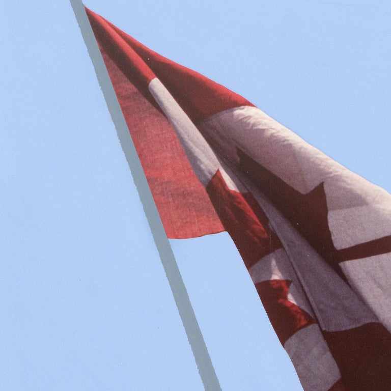 Charles Pachter - Painted Flag: Preparatory #2B For Sale at 1stDibs