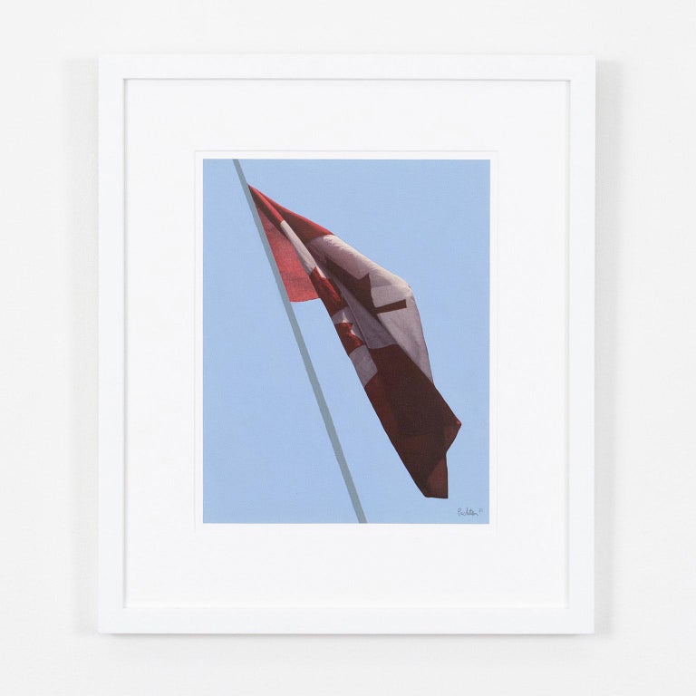 Charles Pachter - Painted Flag: Preparatory #2B For Sale at 1stDibs