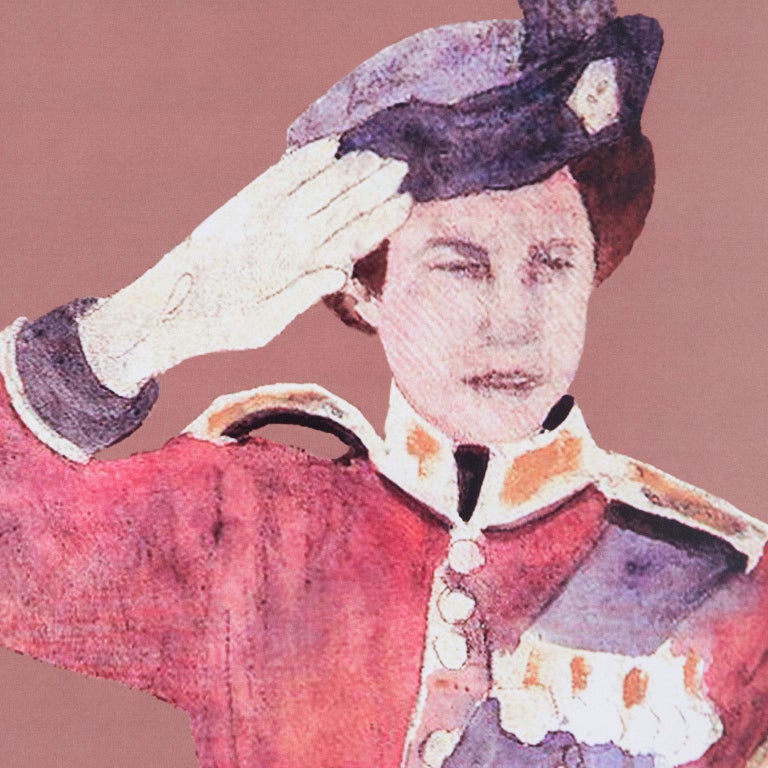 Charles Pachter - Queen on Moose For Sale at 1stDibs