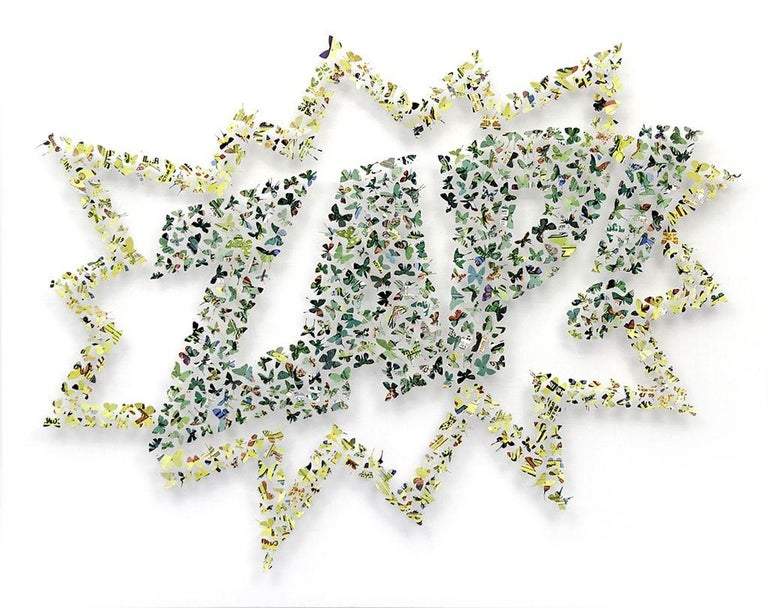 Charles Patrick - "ZAP" by charles Patrick with Mixed Media Butterflies ...