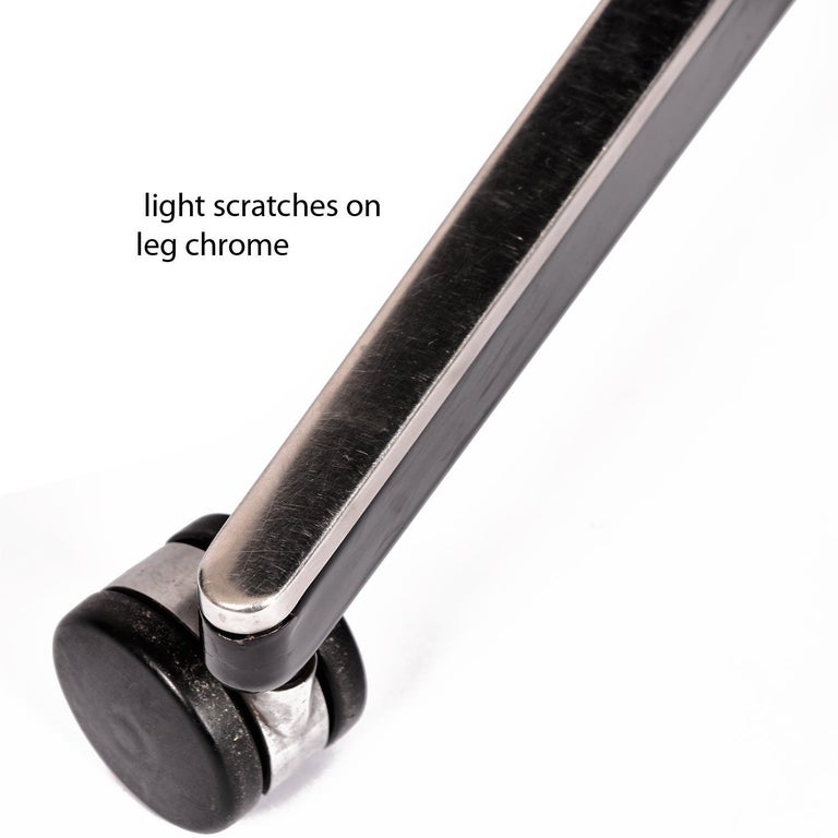 Charles Pollack for Knoll Orange Tweed Executive Chair w/ Height ...