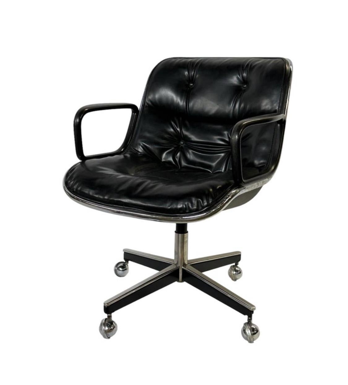 Charles Pollock Executive Office/Desk Chair for Knoll at 1stDibs