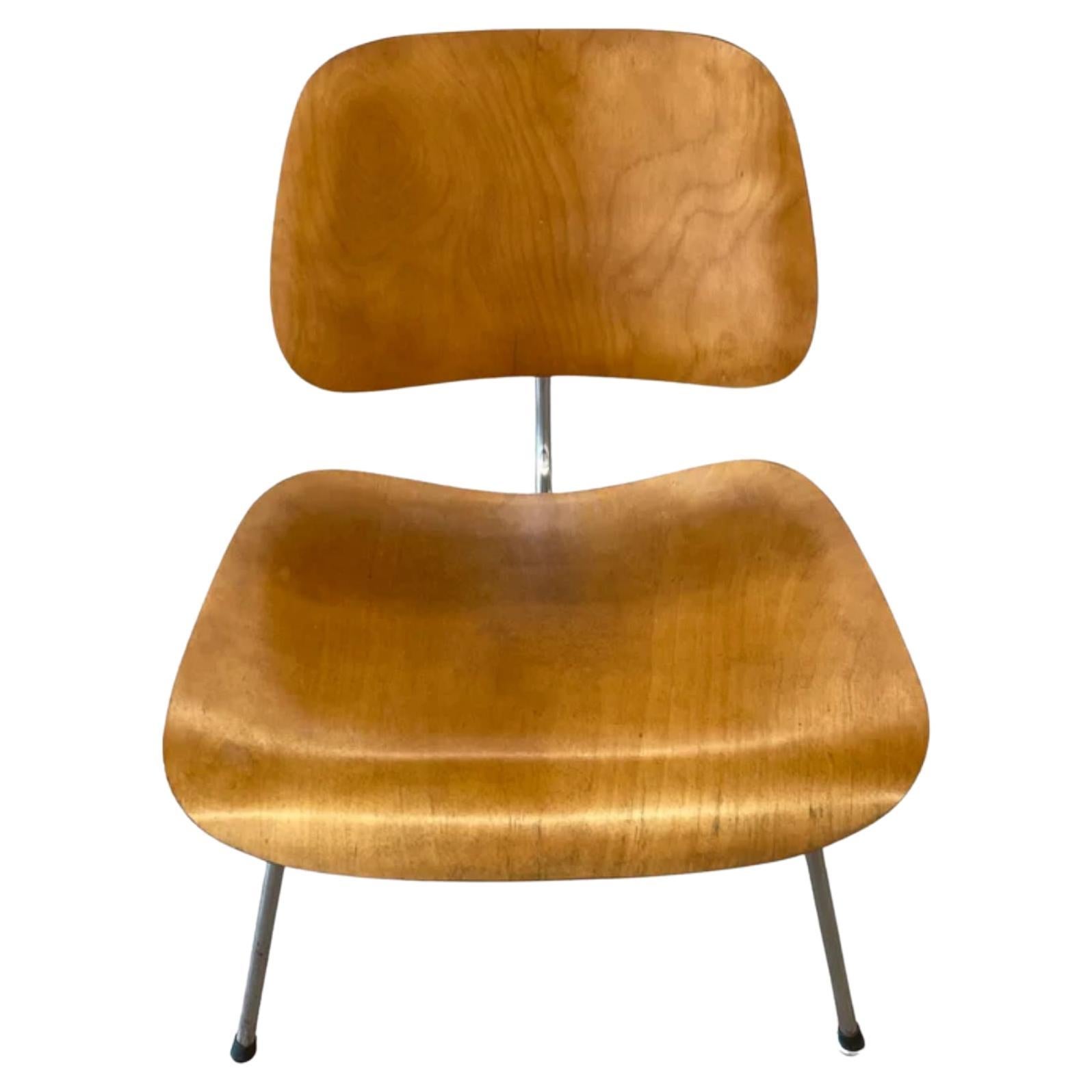 Early 1950s Mid-Century Modern Eames LCM Birch Lounge Chair by Herman ...