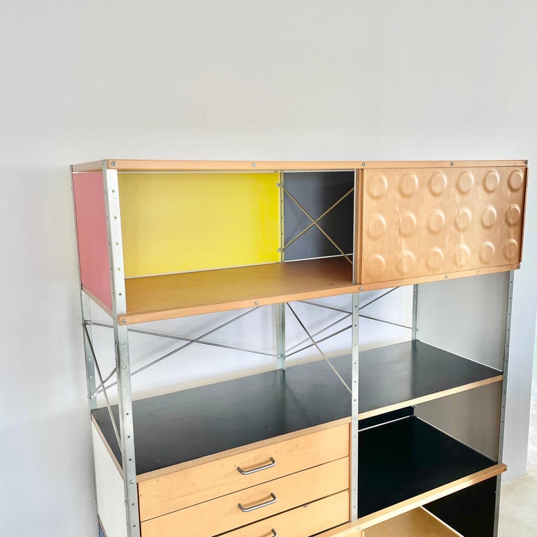 Charles and Ray Eames ESU 400 Storage Unit, 1994 USA For Sale at 1stDibs