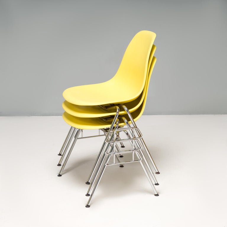 Charles and Ray Eames for Vitra Yellow DSS-N Chairs, Set of 10 at 1stDibs