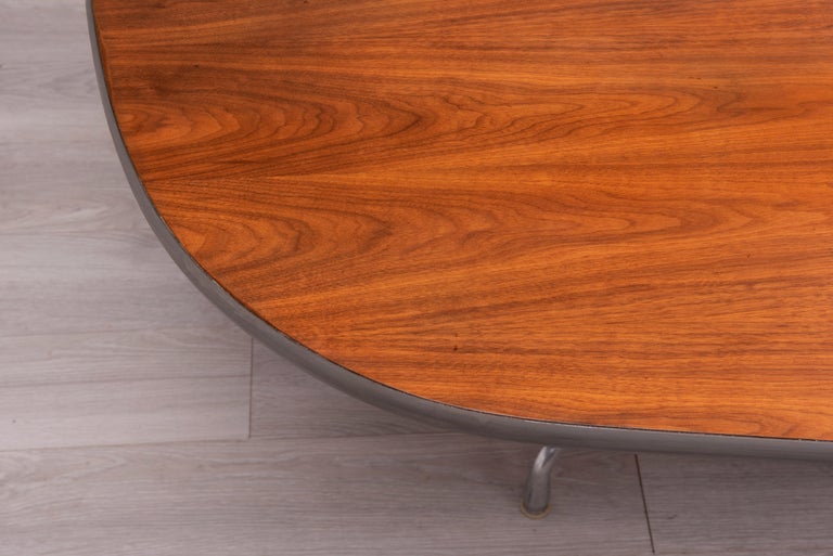 Charles and Ray Eames Herman Miller Walnut Segmented Base Racetrack ...
