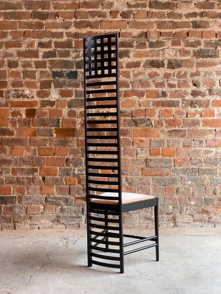 Charles Renee Mackintosh Hill House 1 Chair by Cassina, 1995 at 1stDibs