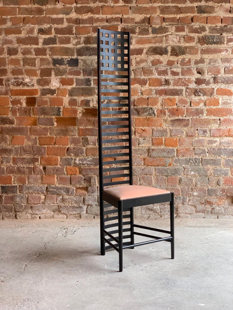 Charles Renee Mackintosh Hill House 1 Chair by Cassina, 1995 at 1stDibs