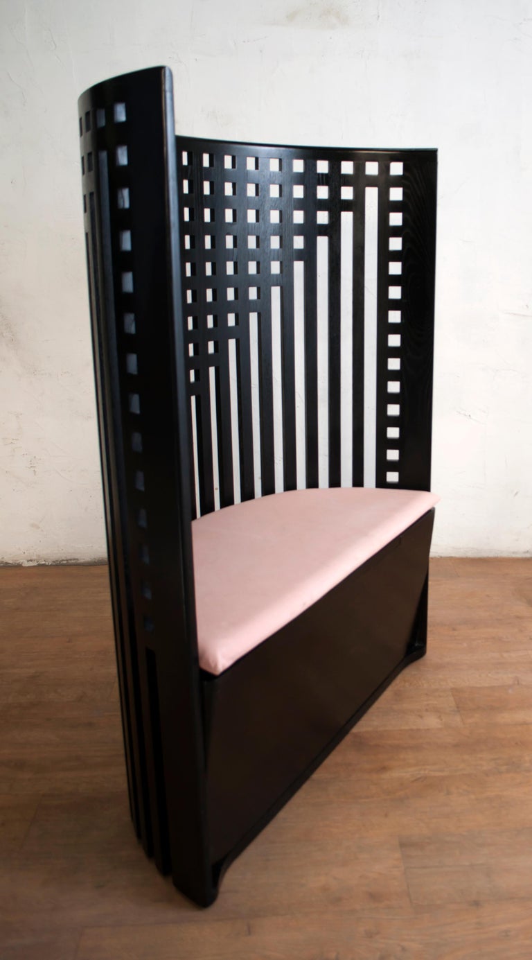 Charles Rennie Mackintosh "Willow" Curved Wood Armchair by Cassina ...