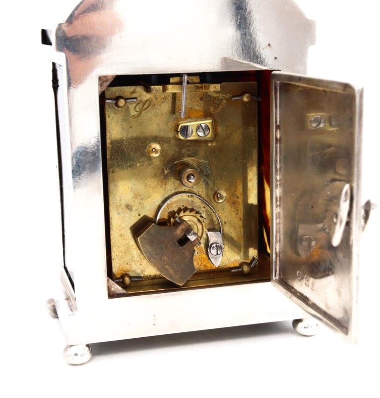 Charles and Richard Comyns 1920 London Neo Classic Carriage Table Clock ...