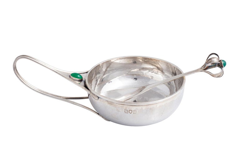 Charles Robert Ashbee Bowl with Spoon Guild of Handicraft, circa 1903 ...
