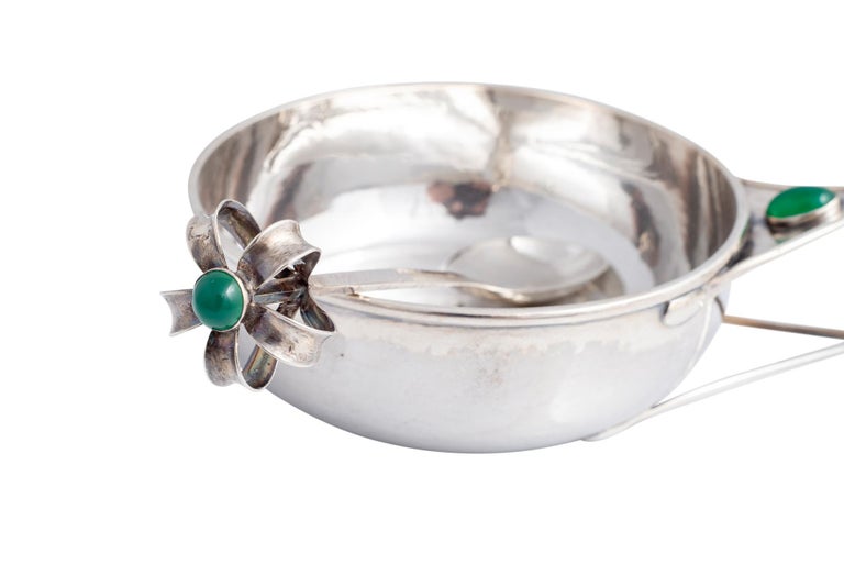 Charles Robert Ashbee Bowl with Spoon Guild of Handicraft, circa 1903 ...
