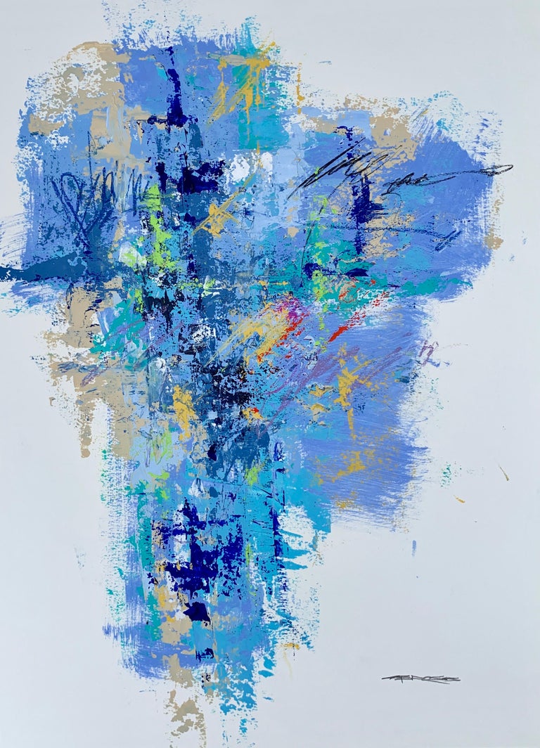 Charles Ross - Skyfall III by Charles Ross, Abstract Mixed Media on ...