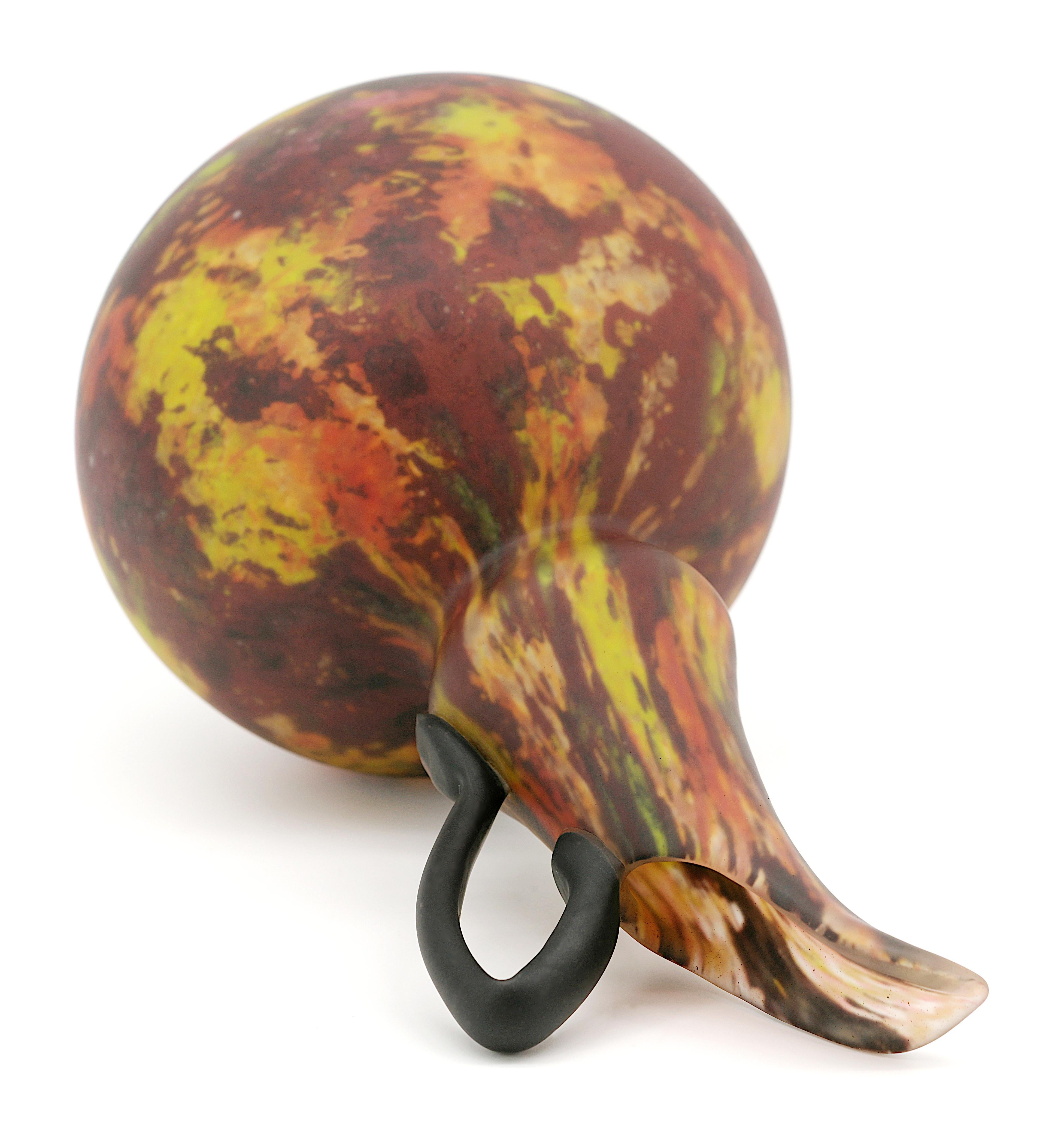 Charles SCHNEIDER Large French Art Deco Pitcher Ewer, 1924-1928 For ...