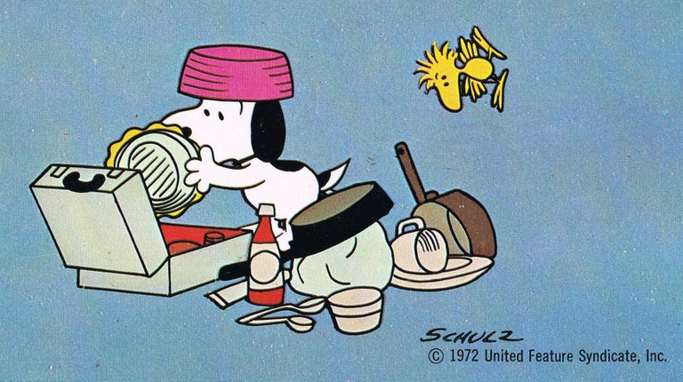 Charles Schulz genuine autograph on Snoopy, Come Home lobby card at ...