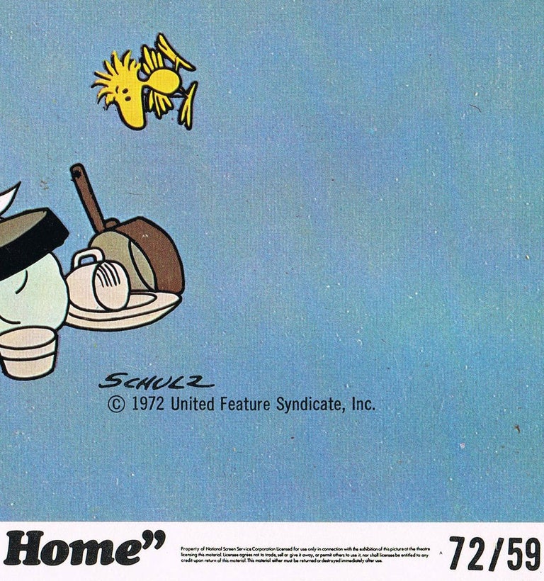 Charles Schulz genuine autograph on Snoopy, Come Home lobby card at ...