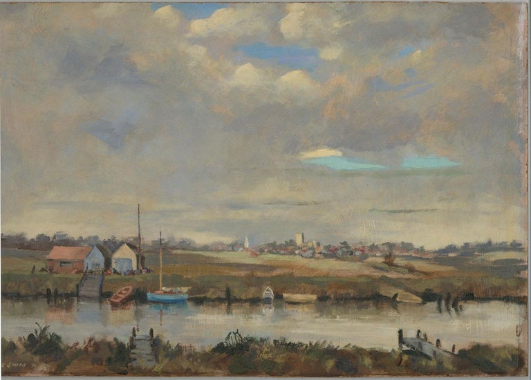 Charles Smith - Charles Smith FRSA (1913-2003) - 1971 Oil, River ...