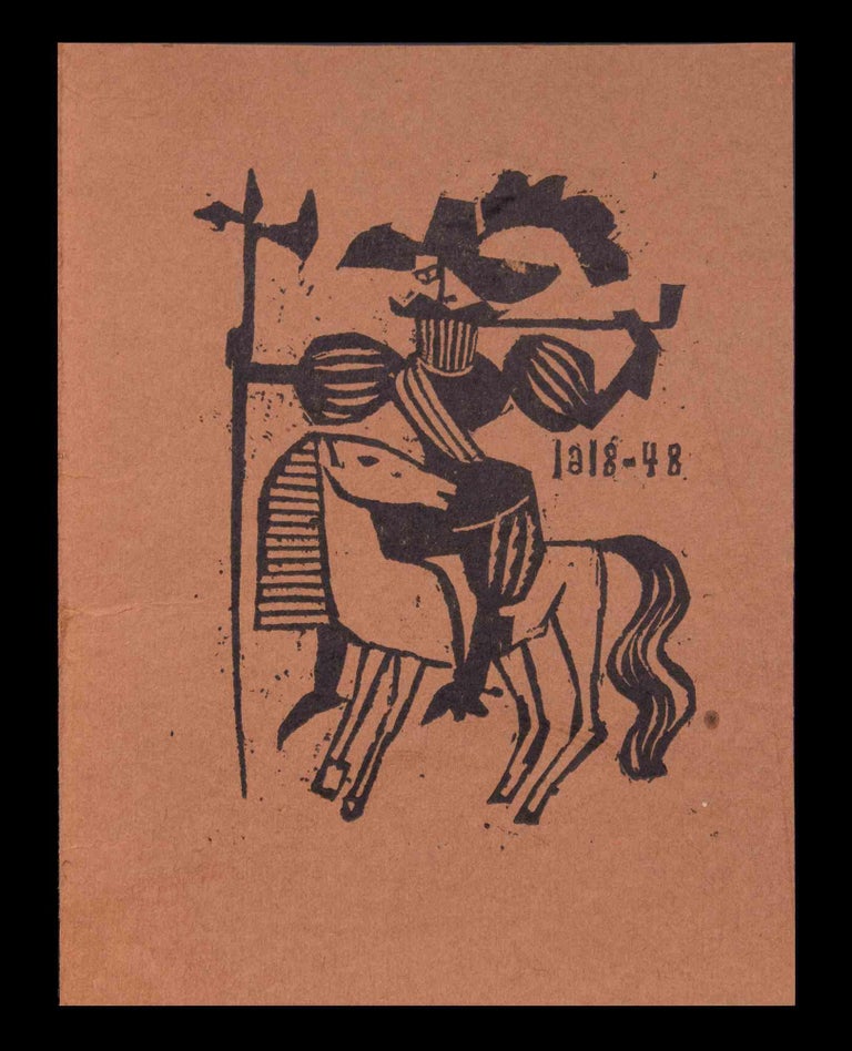 Charles Sterns - Smoking Cavalier in 1818 - Woodcut Print by Charles ...