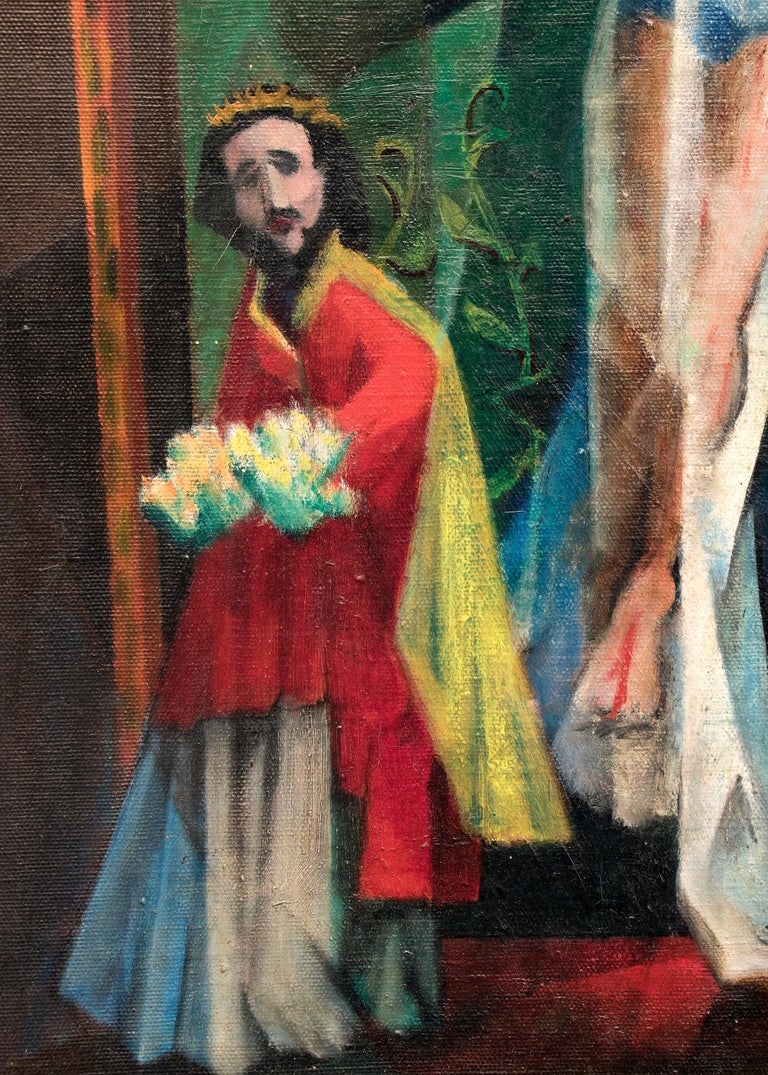 Charles Stewart, 1922-2011 - Trampas Altar, 1950s Figurative Devotional ...